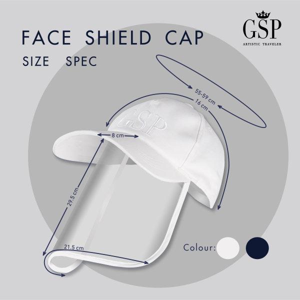 GSP จีเอสพี (CFS1) หมวก หมวกสีกรม ป้องกันฝุ่นและละอองน้ำ ดีเทลปักโลโก ...