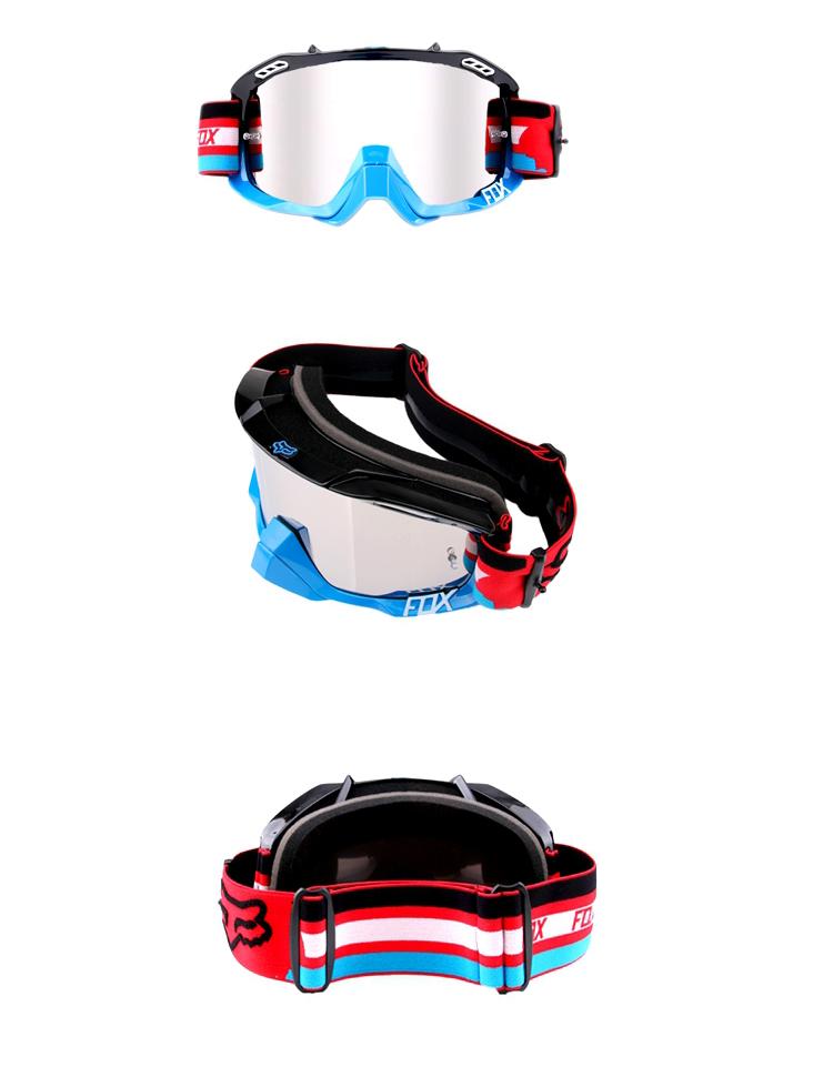 Mounchain FOX Motorcycle Glasses Cross-country Helmet Windshield ...