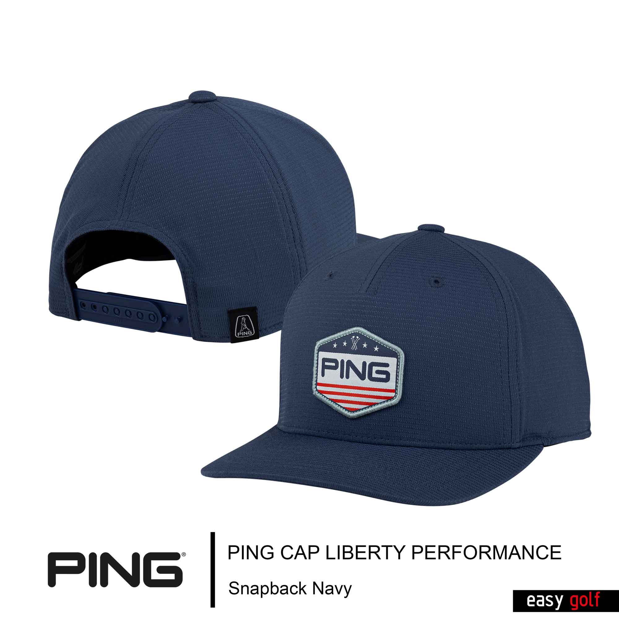 PING CAP LIBERTY PERFORMANCE SNAPBACK LIMITED PING CAP MEN หมวกกอล์ฟ หมวกกีฬาผู้ชาย | Lazada.co.th