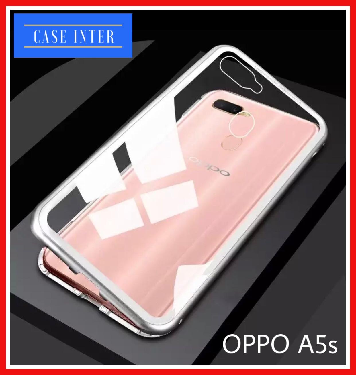 รับประกันสินค้า Case Oppo A5s เคสออฟโป้ A5s เคสแม่เหล็ก ไม่มีกระจก ...