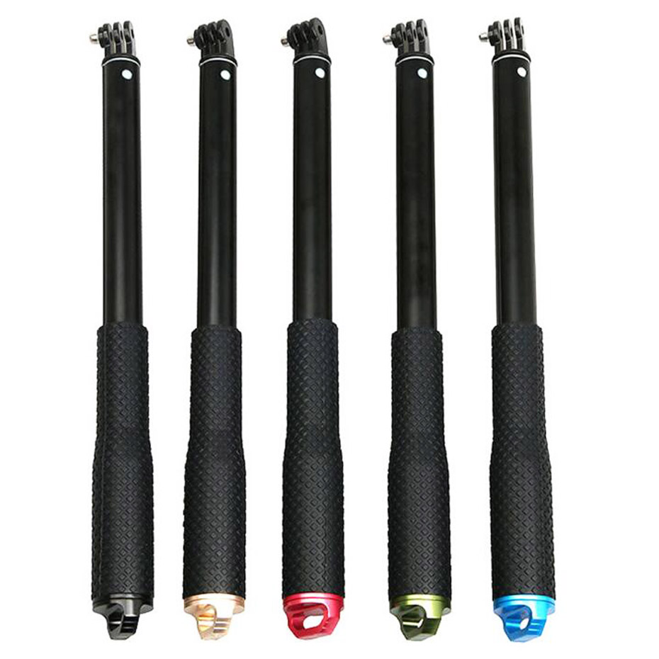 Go Pro Selfie Stick Handheld Extendable Pole Monopod Adapter สำหรับ ...