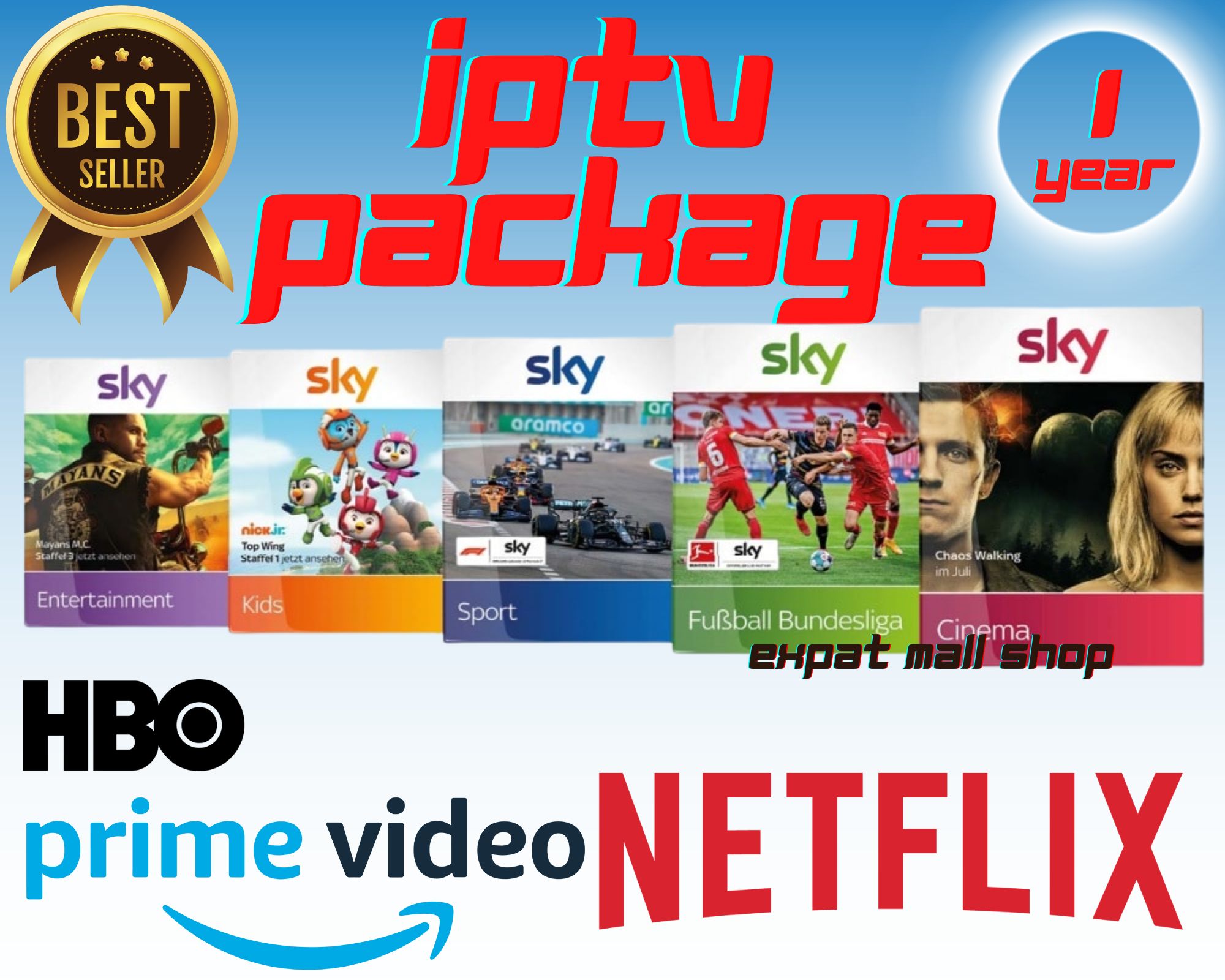 ขายดี!! IPTV Package 1 Year *Free TV BOX* IPTV Package Watch online TV around the world up to ...