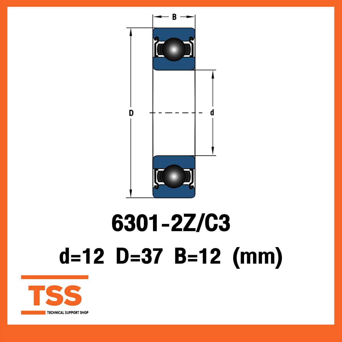6300-2ZC3 6301-2ZC3 6302-2ZC3 6303-2ZC3 6304-2ZC3 6305-2ZC3 SKF ตลับ ...
