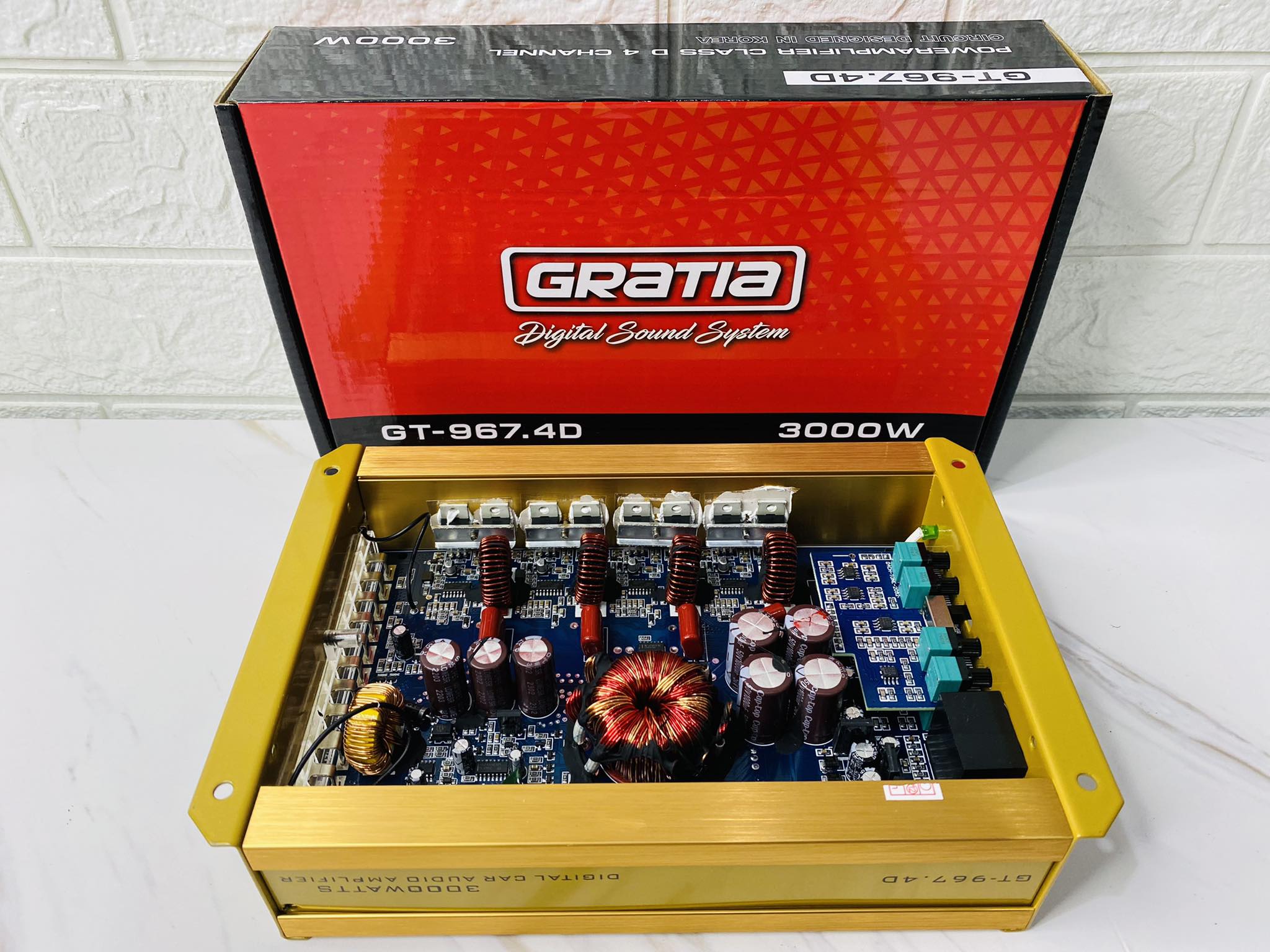 พาวเวอร์แอมป์ GRATIA รุ่น GT-967.4D Class D 4CH ระบบมอตเฟต ขับกลางแหลมรวม 16ดอกได้ - Galaxy ...