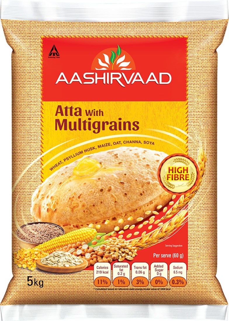 ITC Multigrain Whole Wheat Atta 5kg - 4S Groceries - ThaiPick