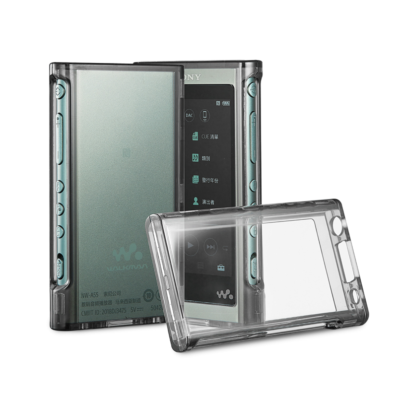 2021Transparent Crystal Front and Back Case Cover for Sony Walkman NW ...