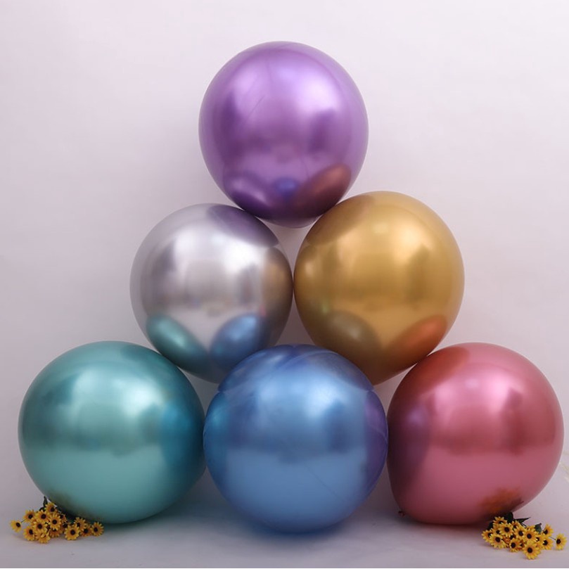Balon Chrome Metalik 1g 5 Inci Untuk Dekorasi Pesta Ulang Tahun ...