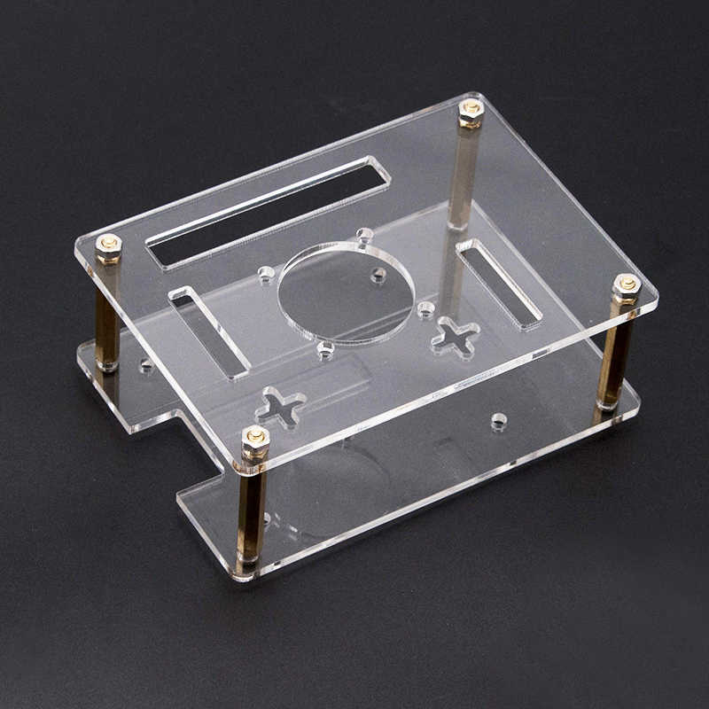 Hi Q Acrylic Transparent Case Box For Raspberry Pi 4 Enclosure(NO Raspberry Pi BOARD) - dfgvbfdv ...