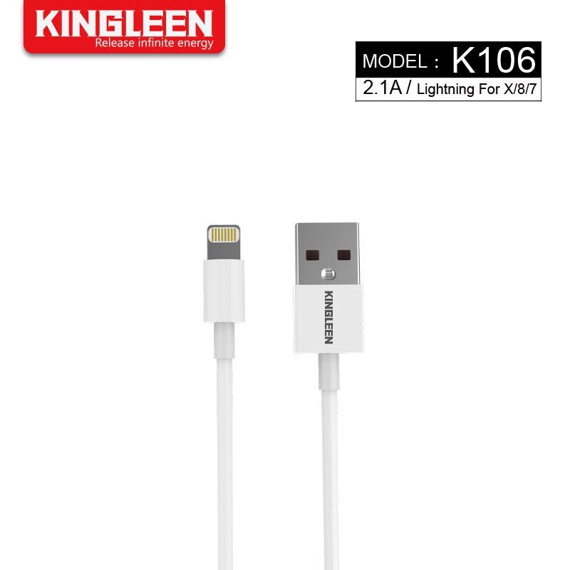 สายชาร์จ รุ่น แข็งแรง KINGLEEN K106 data cable สายชาร์จสำหรับ ios ...