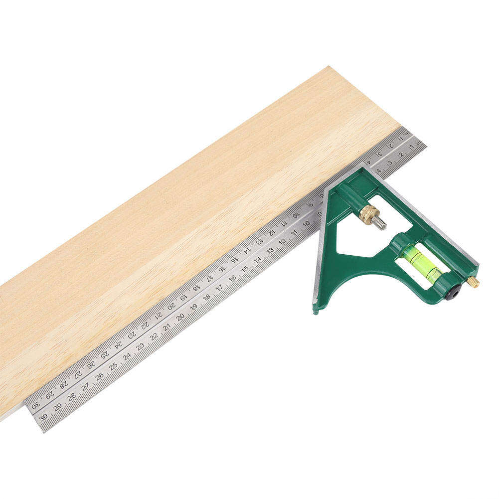 Multi-function 300mm Combination Square Angle Ruler 45/90° W/ Bubble ...