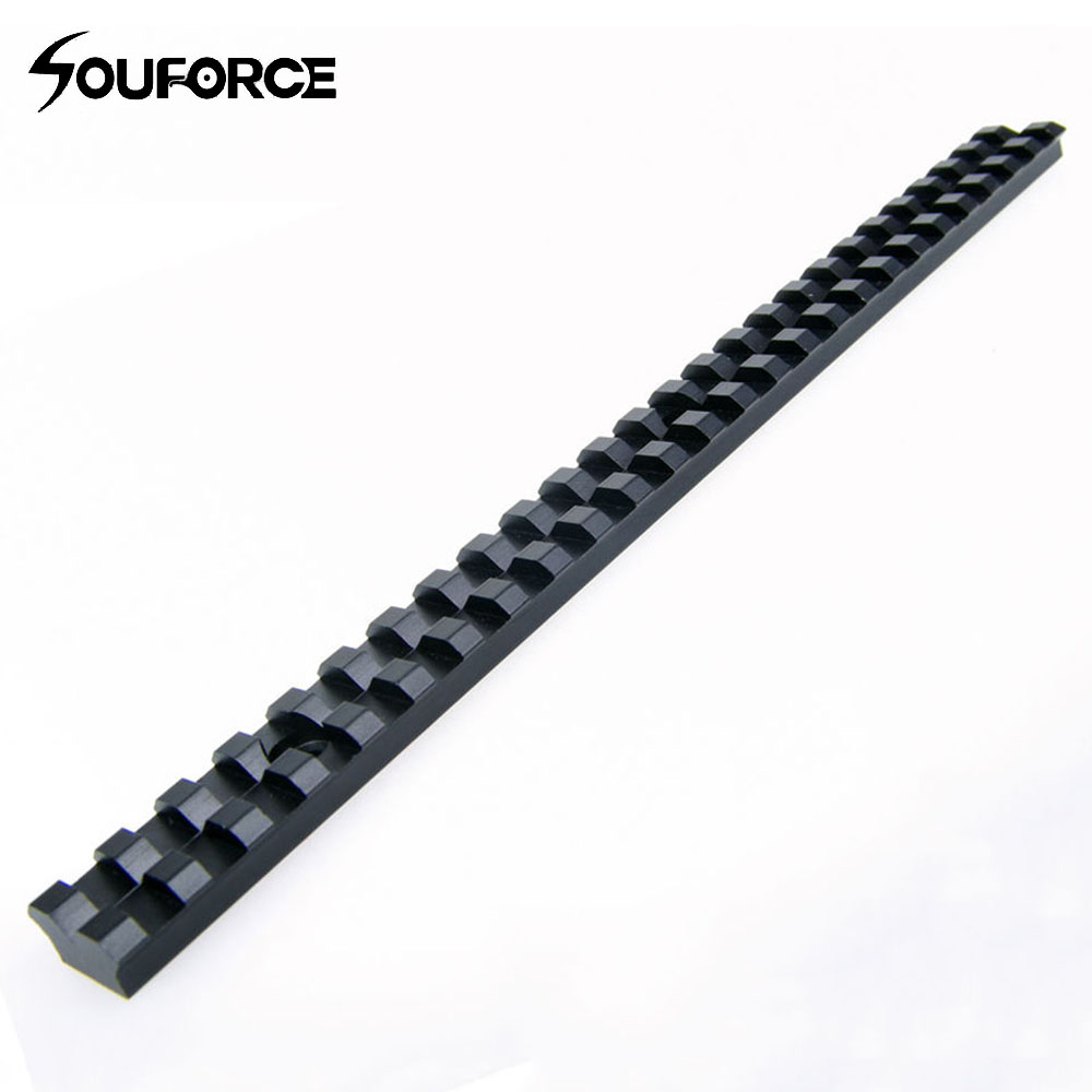 Aluminum alloy Long 20mm Mount Picatinny Rail with 25 Slots and 257mm ...