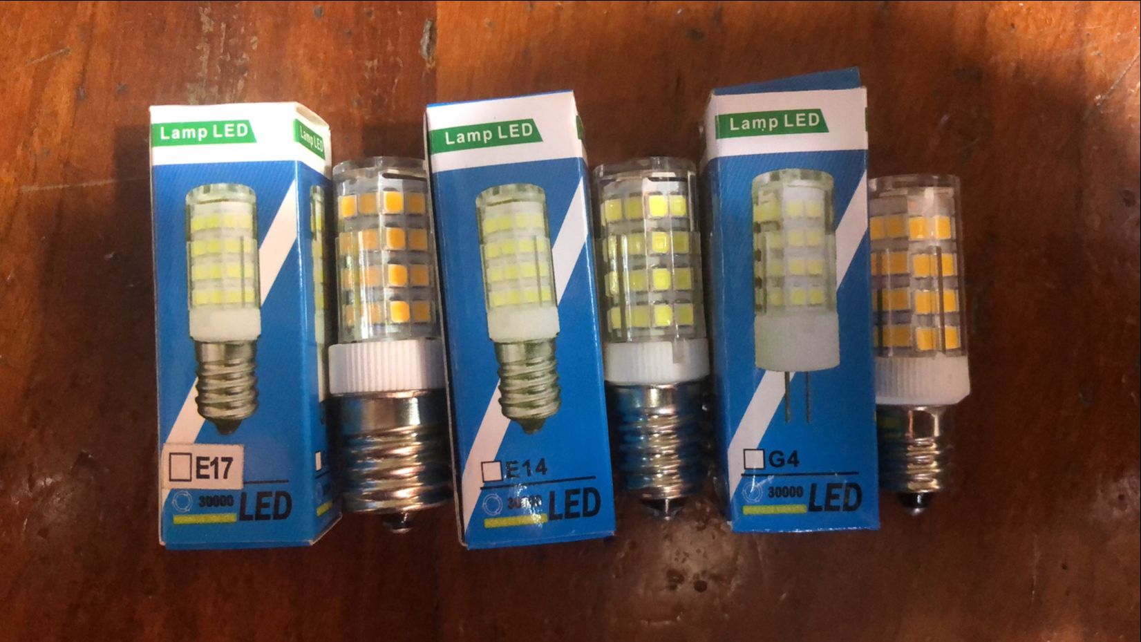 หลอดไฟแอลอีดี หลอดตู้เย็น หลอดศาลเจ้า 5W ขั้วE12 E14 E17 สีขาว สีวอร์ม วัสดุ เซรามิก พลาสติก ทน ...