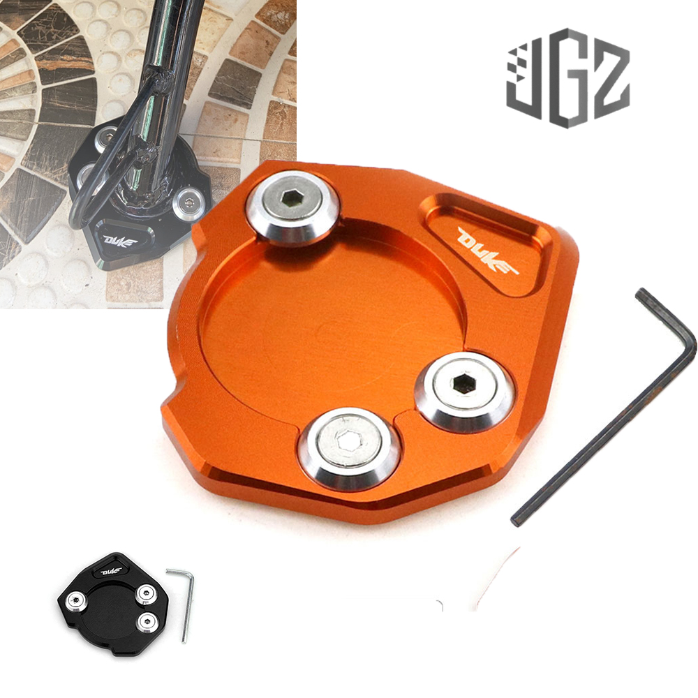 Motorcycle Accessories CNC Aluminum Side Stand Enlarger Kickstand ...