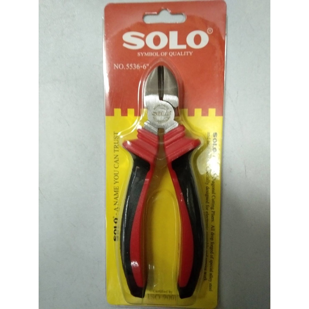 SOLO คีม คีมตัด คีมปอกสายไฟ ขนาด 6นิ้ว SOLO รุ่น 5536-6 | Lazada.co.th