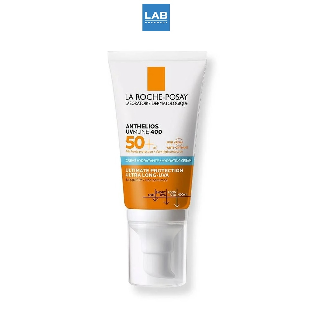 LA ROCHE-POSAY Anthelios UV Mune 400 Hydrating Cream SPF50 50ml. ลา โรช-โพเซย์ แอนเทลิโอส ยูวี ...