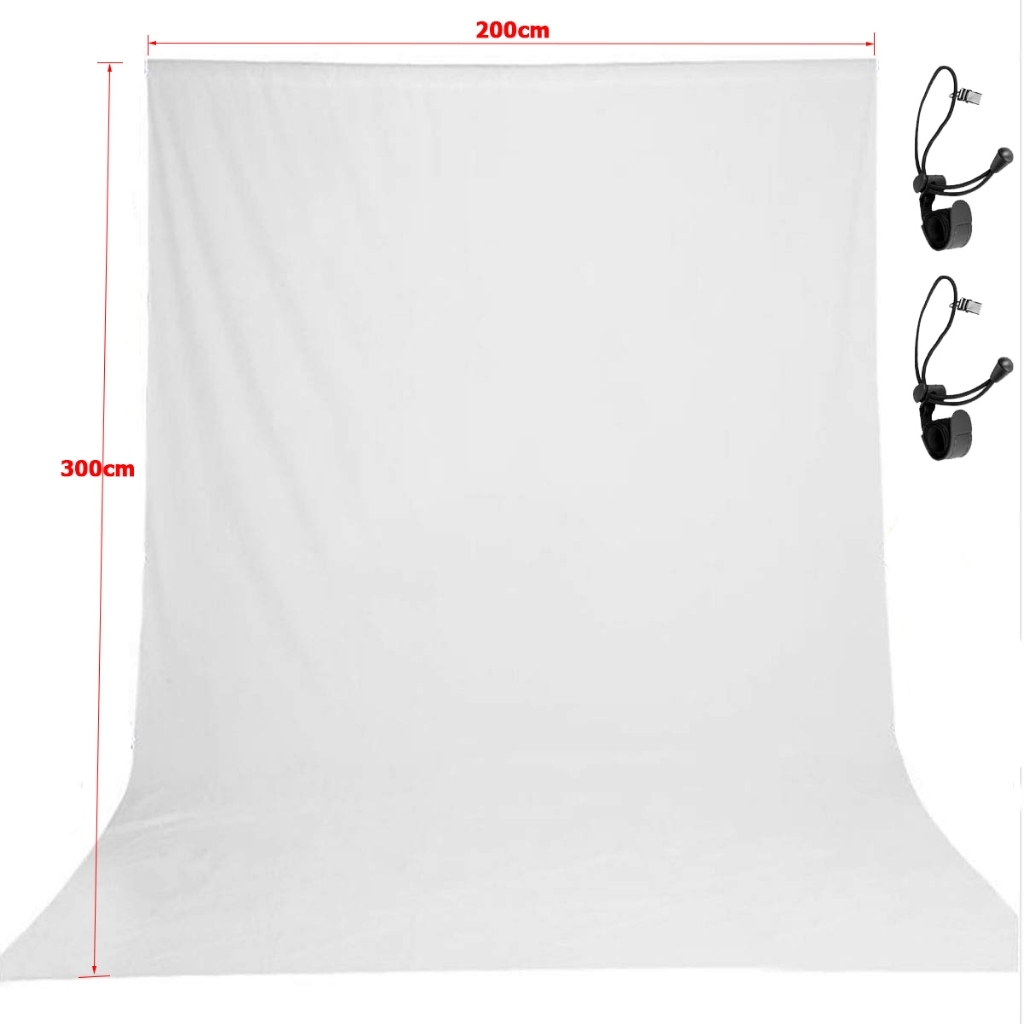 2x3m White Black Green Screen Polyester Backdrop Photo Background with ...