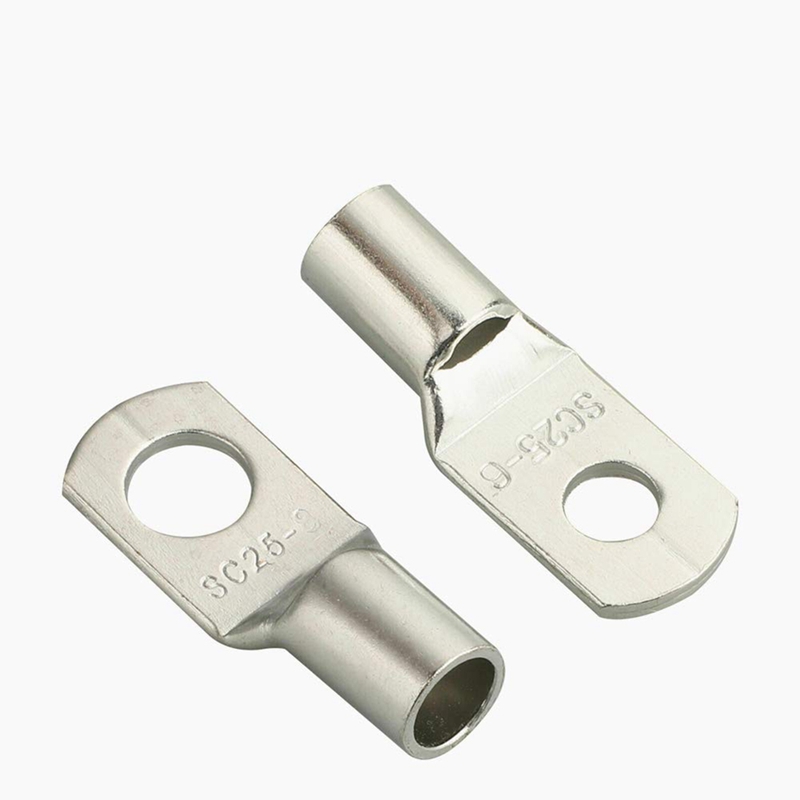 60PCS SC Series Heavy Duty Wire Lugs, Bare Tinned Copper Ring Terminals ...