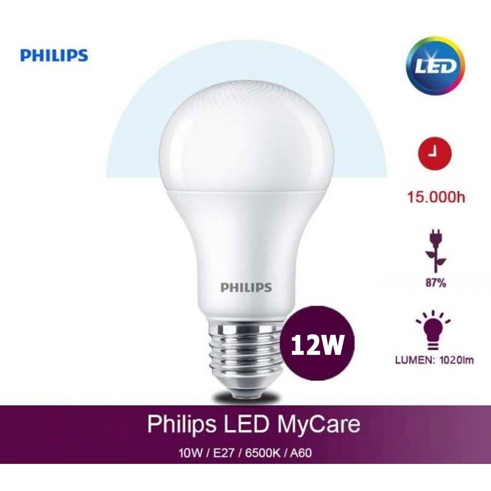 KALYANPHILIPSกล่องละ 4 ใบ หลอดไฟ PHILIPS LED bulb หลอดไฟและอุปกรณ์ ...
