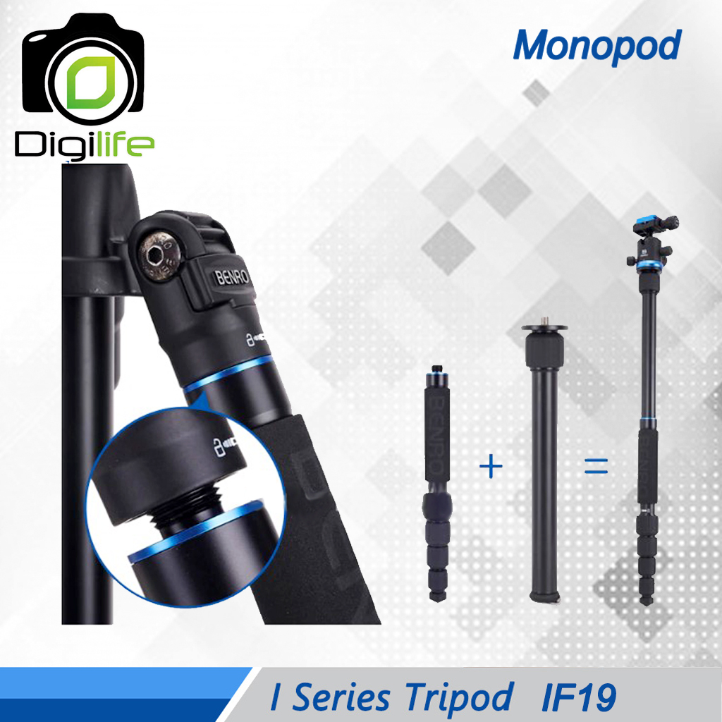 Benro Tripod IF19 ขาตั้งกล้อง อเนกประสงค์ Monopod กลับหัวได้ - Digilife Thailand - ThaiPick
