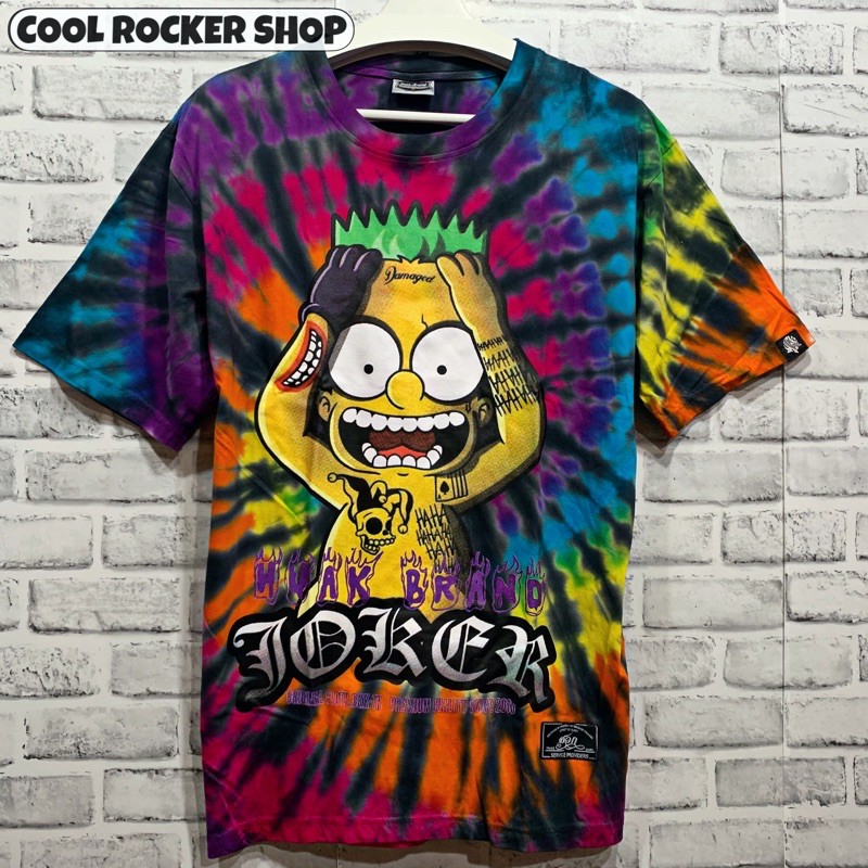 Cool Rocker : เสื้อมัดย้อม ลาย Joker Simpson | Lazada.co.th