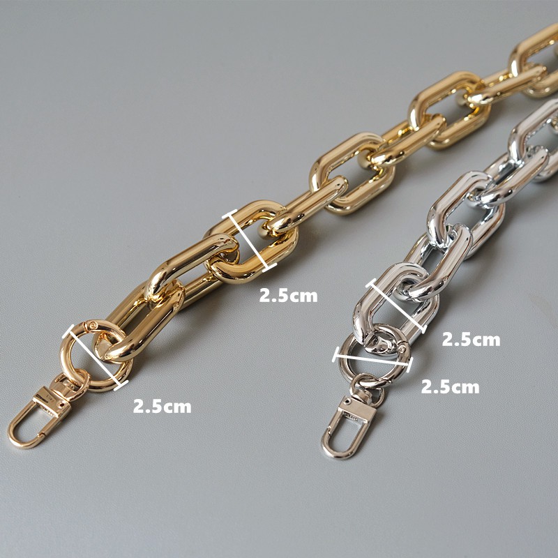DIY Lady Shoulder Bag Belt Easy Matching Chain Bag Strap Bag Strap ...