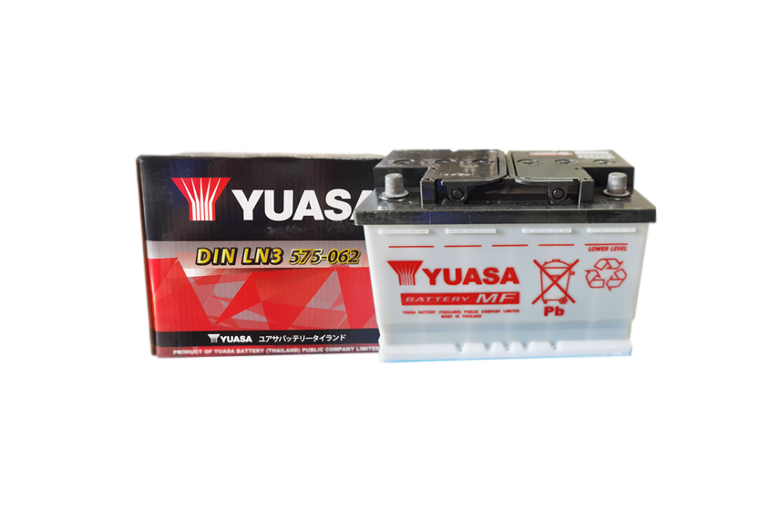 YUASA LN3 DIN75 *แบตเตอร์รี่รถยนต์ชนิดกึ่งแห้ง แกะกล่องใช้งานได้ทันที*มีข้อสงสัยแชทหาทางร้านได้ ...