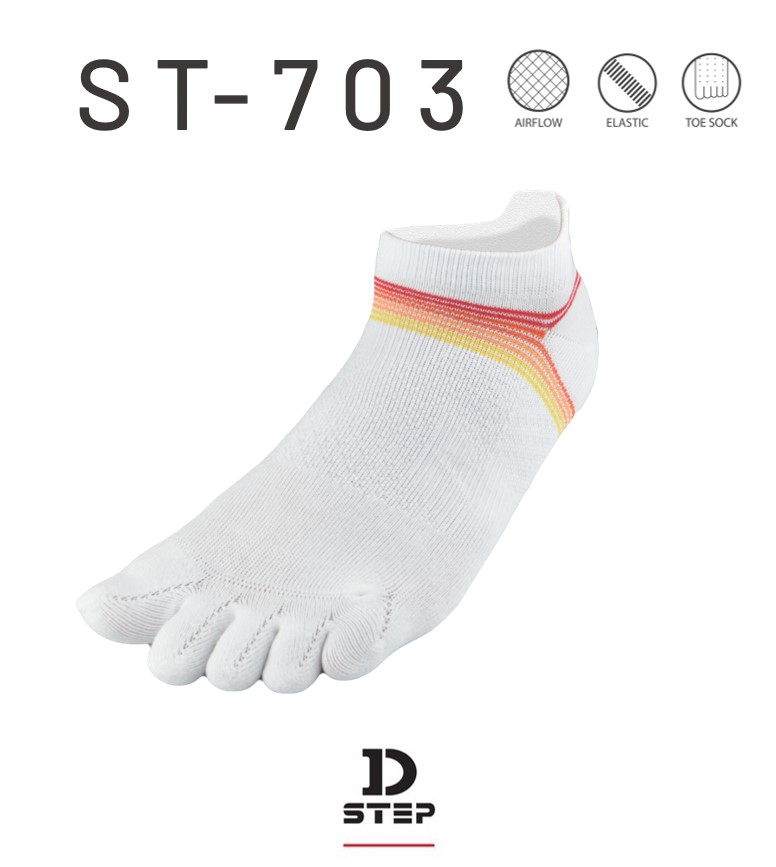 DSTEP ถุงเท้าแยกนิ้ว ถุงเท้า5นิ้ว / Cotton ตาตุ่ม / ST - 703 | Lazada.co.th