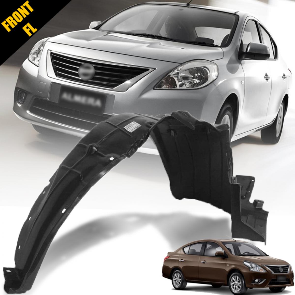 ซุ้มล้อ พลาสติกซุ้มล้อ บังโคลน ด้านหน้า รุ่น นิสสัน อัลเมร่า Nissan ...