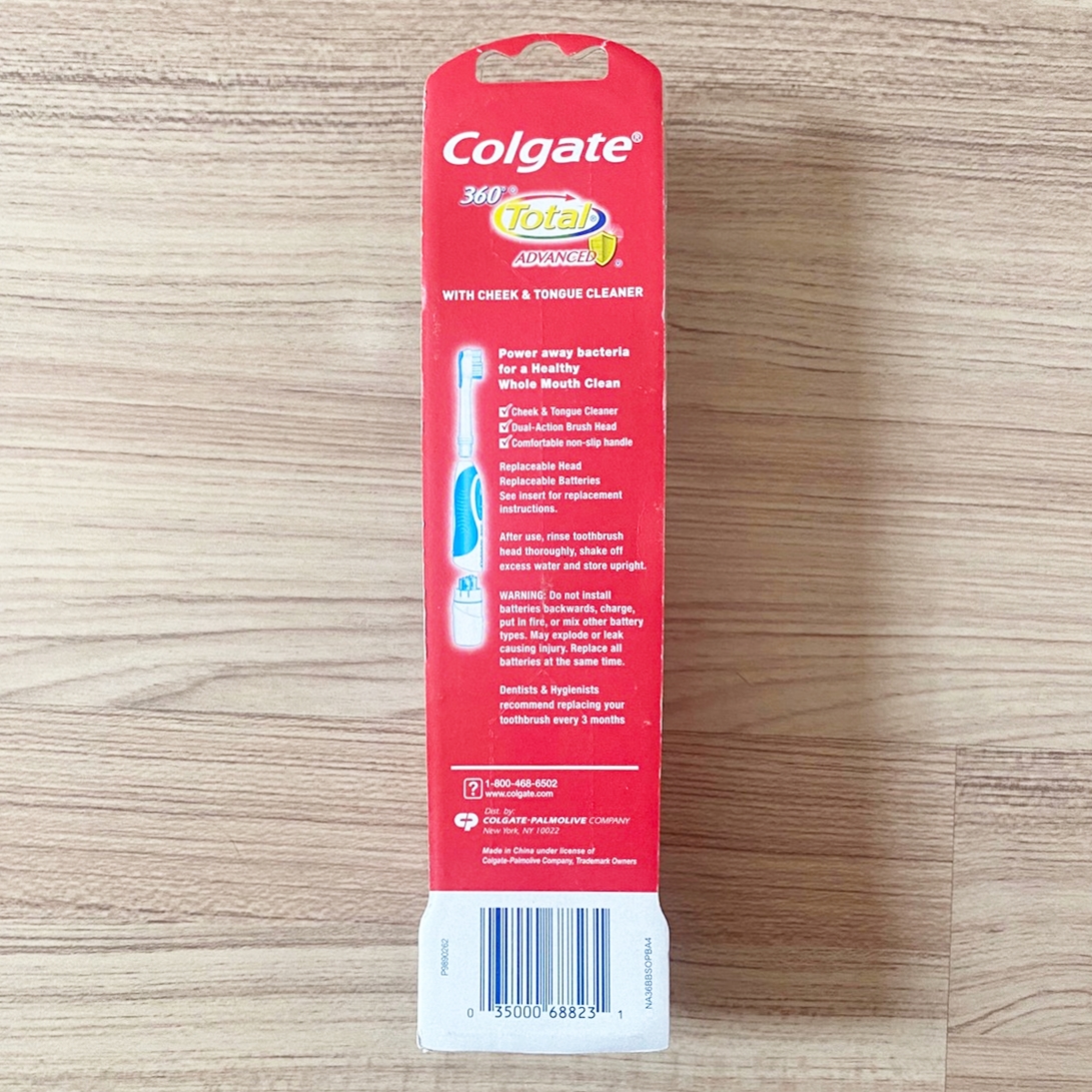 Colgate® 360 Total Advanced Removes 4X Powered Toothbrush Pink ...
