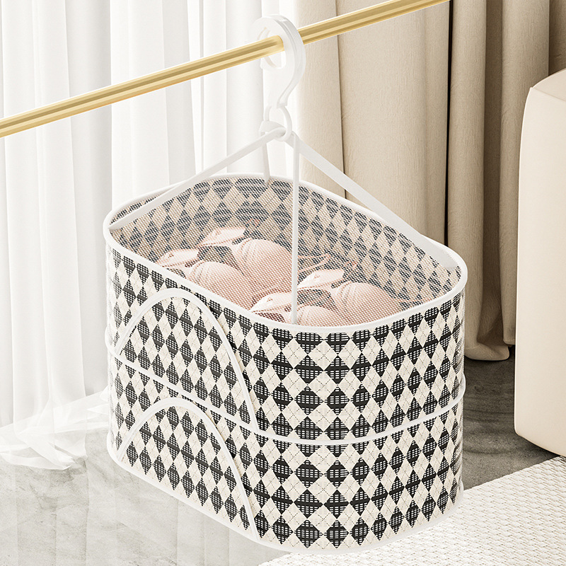 Laundry Basket Clothes Drying Net Hanging Network Clothes Tiled Mesh ...