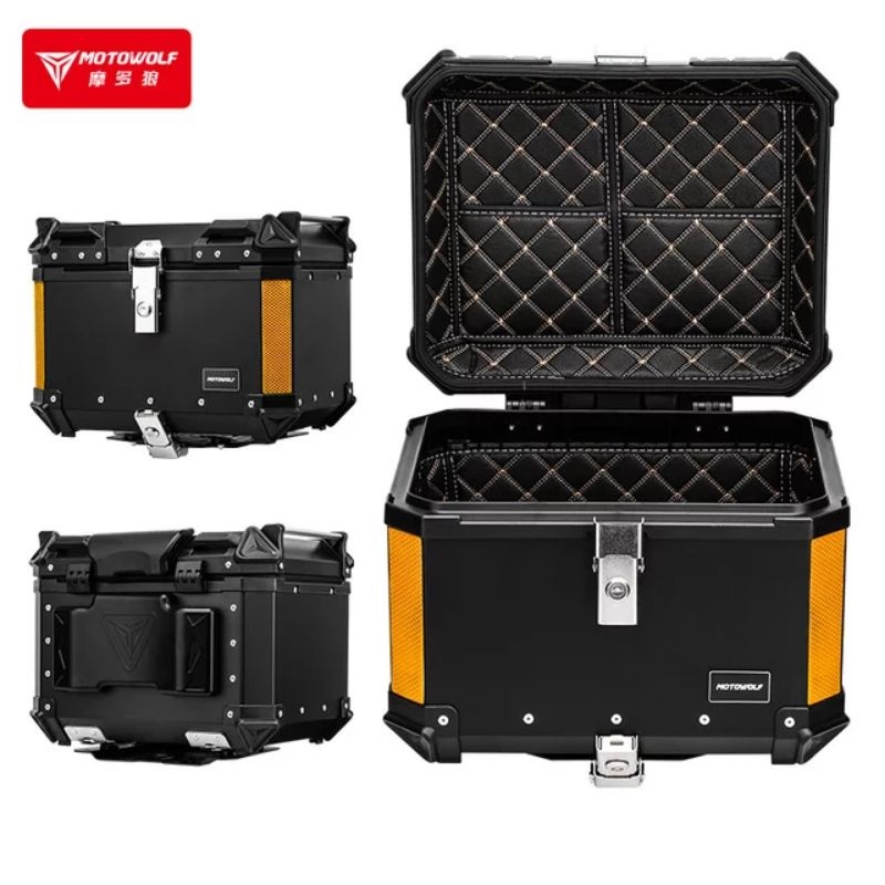 ลด 15 ทัก แชท L 0712 Alum Tail กล่องท้ายมอเตอร์ไซด์ กล่องอลูมิเนียม ...