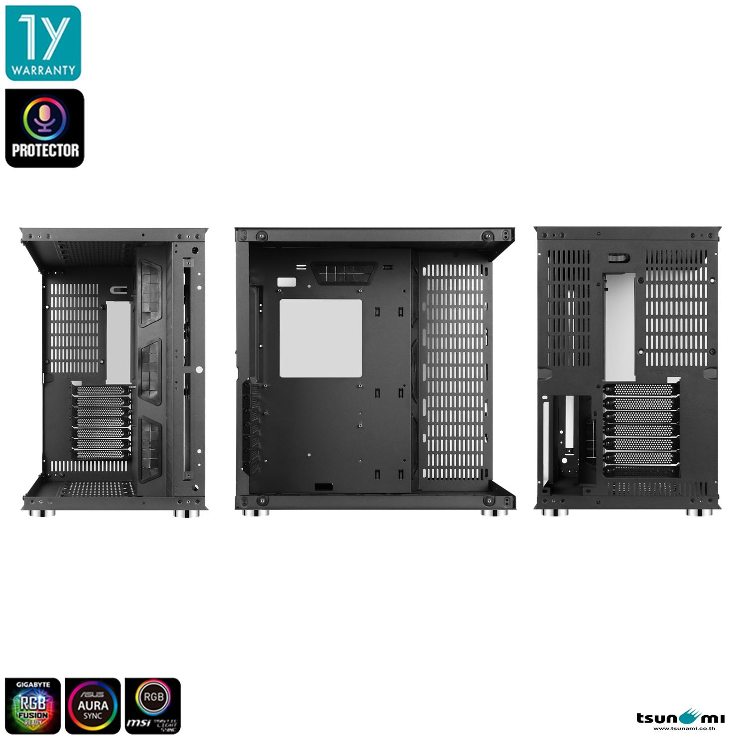 เคสคอมพิวเตอร์ Tsunami Protector Vision Sound Sync ARGB Panorama ...