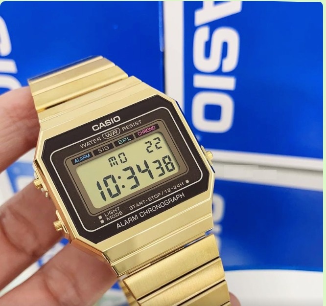 [Original] Casio A700WG-9A A700 Vintage Series Gold Tone Stainless ...