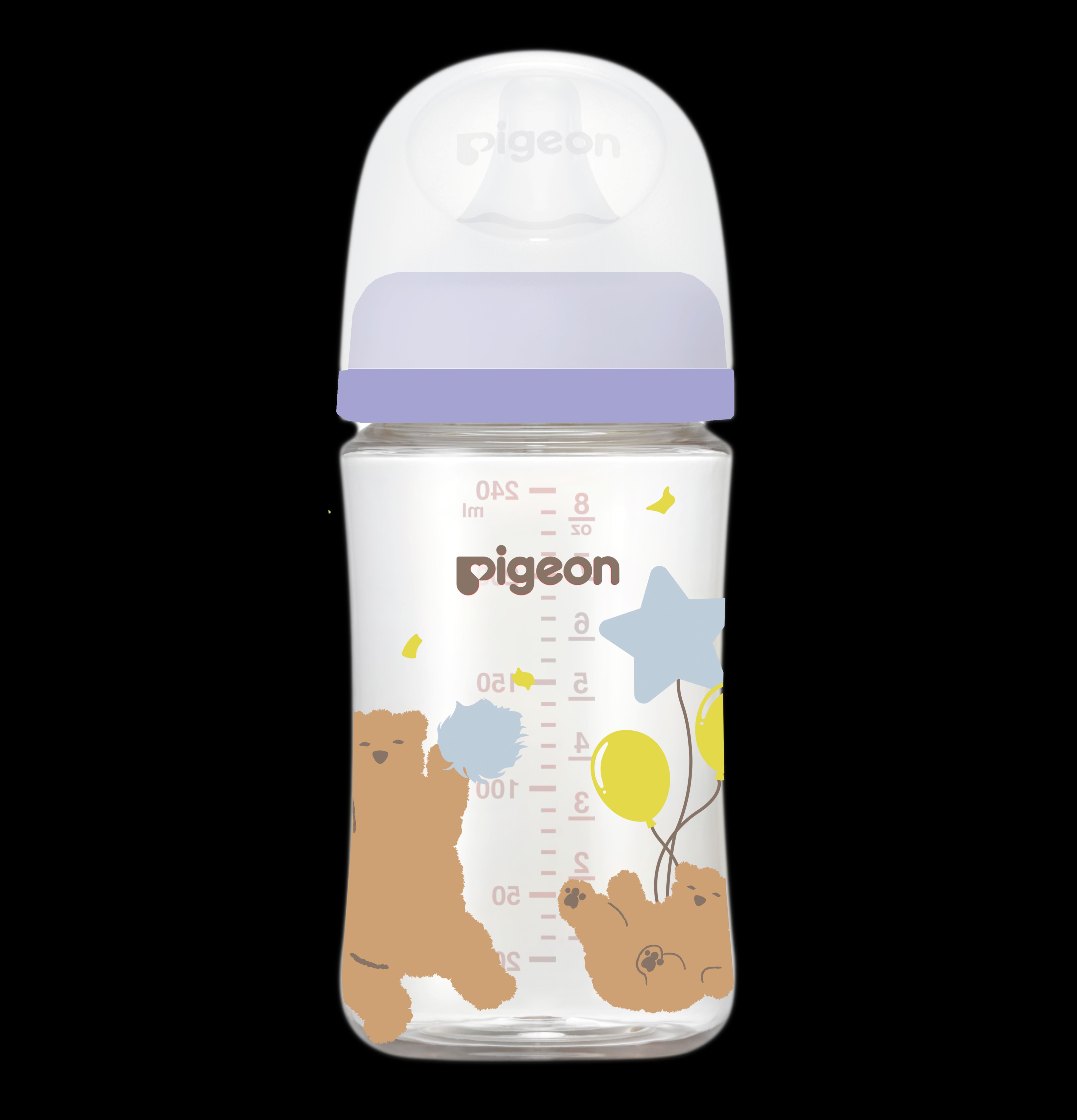 Pigeon พีเจ้น ขวดนมPPWN Bear Rabbit ขนาด 5 ออนซ์จุก SofTouch SS และ ขนาด 8 ออนซ์จุก SofTouch M ...