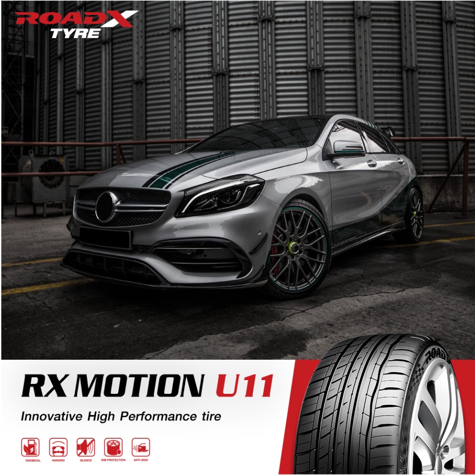 ROADX 24540R18 ยางรถยนต์ขอบ18 รุ่น RX MOTION U11 x 1 เส้น (ยางใหม่ผลิต ...
