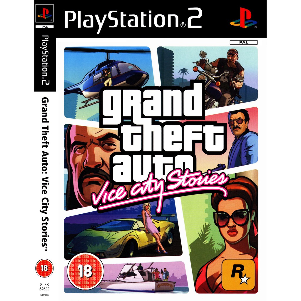แผ่นเกมส์ GRAND THEFT AUTO - VICE CITY STORIES PS2 Playstation2 คุณภาพ ...