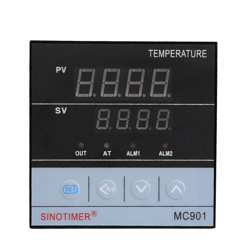 SINOTIMER 2 Set Digital Waterproof PID Temperature Controller K Type PT100 Sensor Input Relay ...