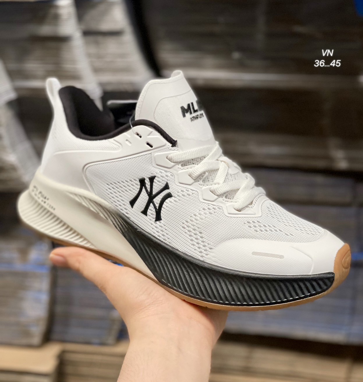 New🎉รองเท้าวิ่ง MLB Athflow New York LA NY (36-45 Eu ) พร้อมกล่อง+ถุง ...