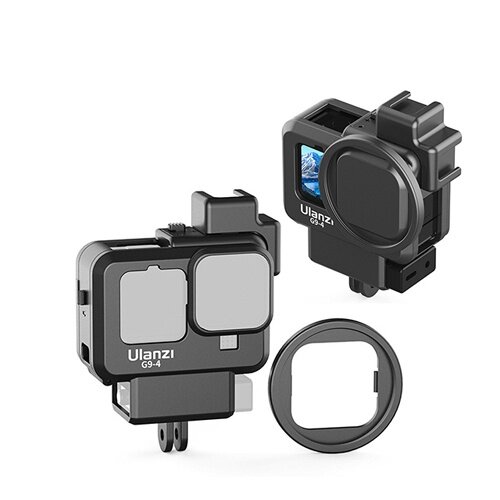 GoPro GoPro 11 10 9 Ulanzi G9-4 Vlog Plastic Camera Cage GoPro Mic ...