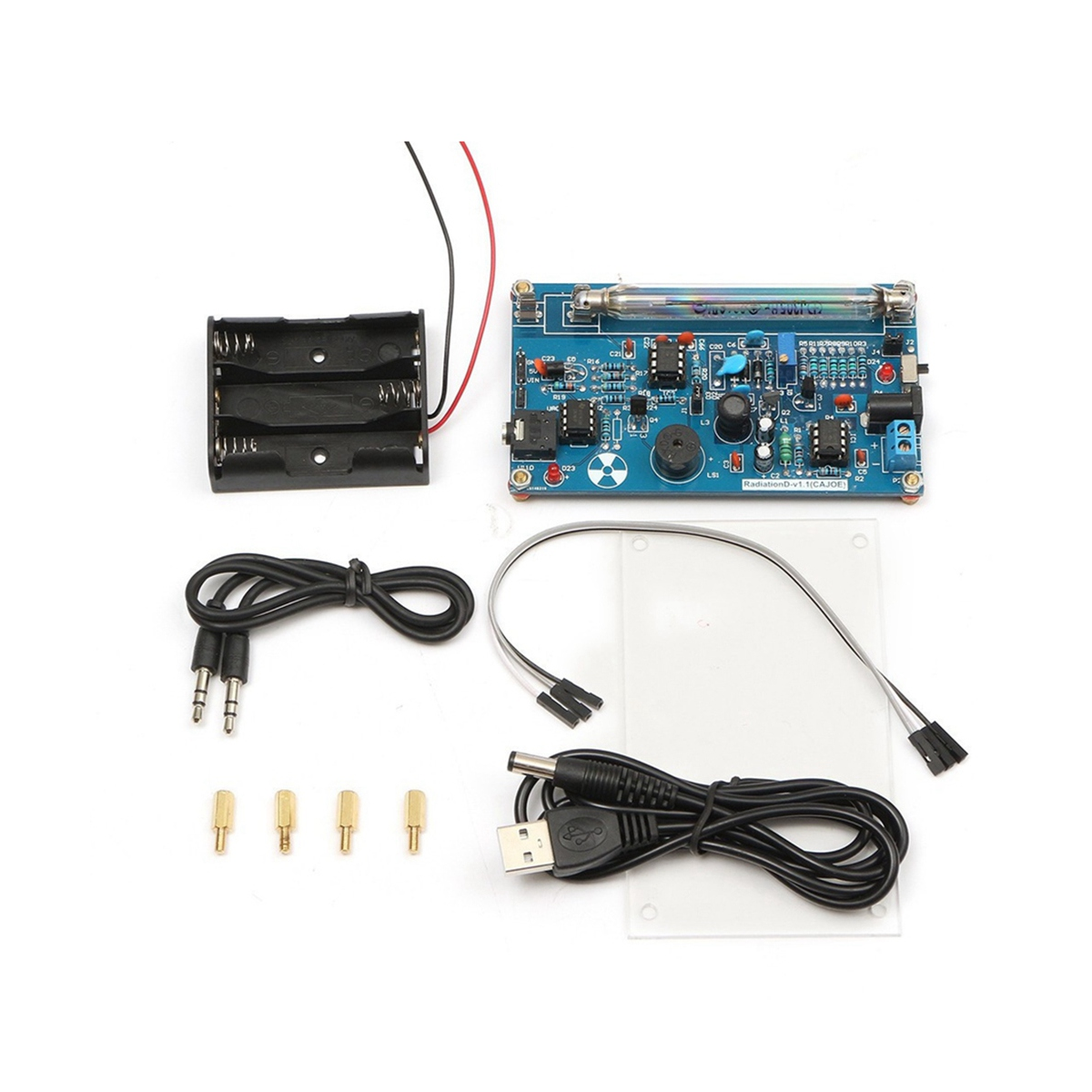 DIY Assembled Geiger Counters Kit for Miller Tube GM Tube Nuclear ...