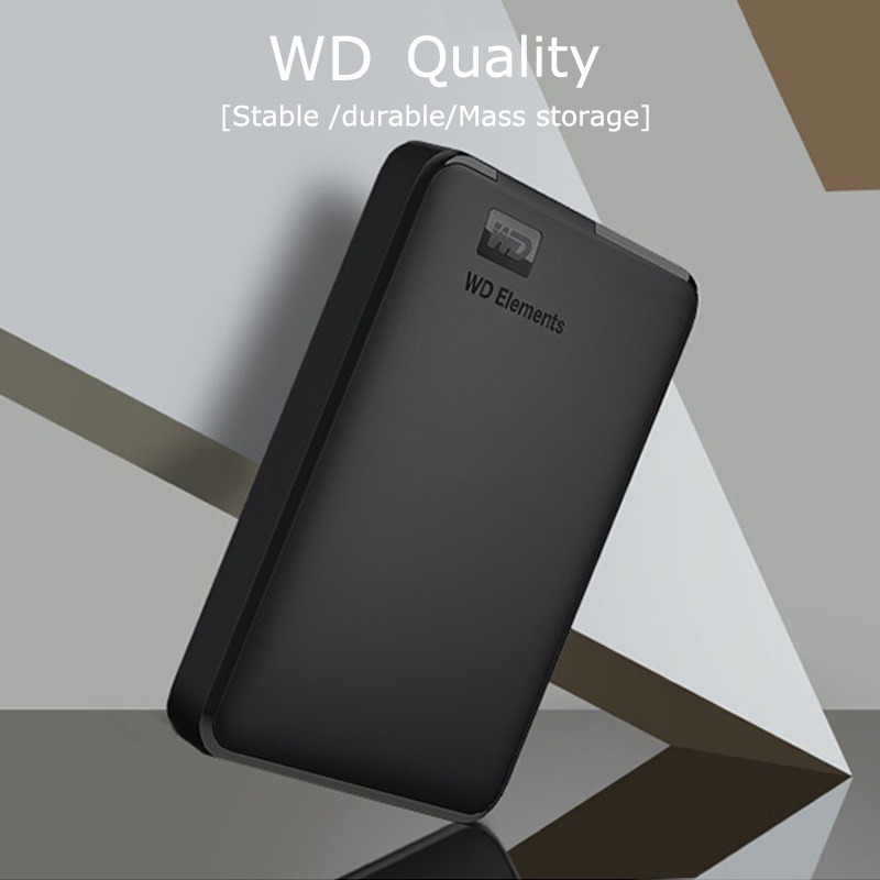 ประเทศไทยส่ง Western Digital External Hard Drive 1TB/2TB 2.5 นิ้ว USB3 ...