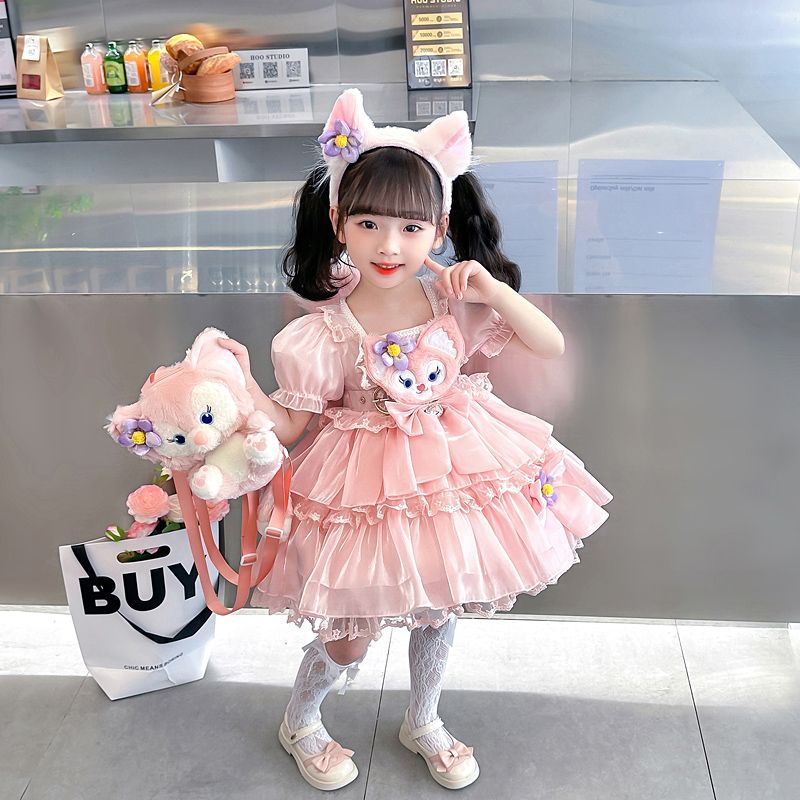 FE ชุดเดรสเด็กผู้หญิงชุดเดรสเจ้าหญิงโลลิต้าสไตล์ตะวันตกแบบใหม่ฤดูร้อน ...