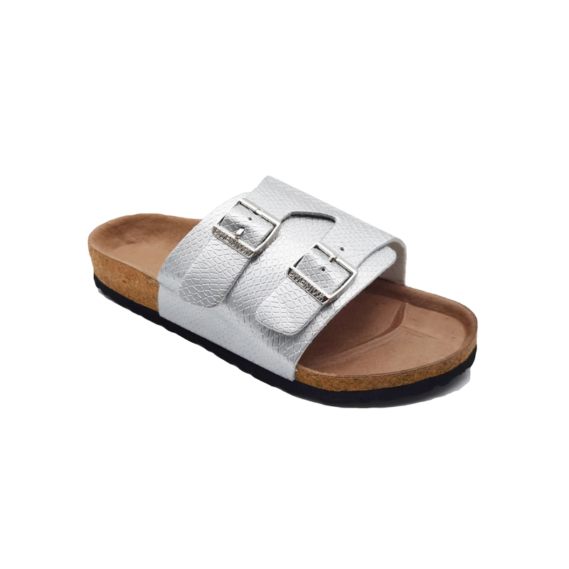 รองเท้าแตะหูหนีบผู้หญิง Birkenstock Arizona BF silver เงิน Unisex ...