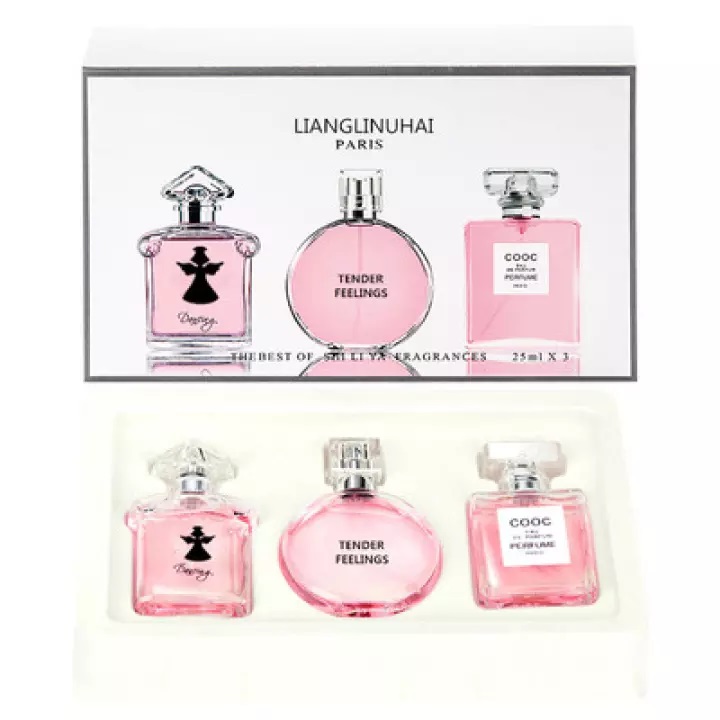 น้ำหอมเซต 3 in 1 ได้ยกกล่อง 3 ขวด กลิ่นไม่ซ้ำกัน SHILIYA PARIS 25ML*3 ...