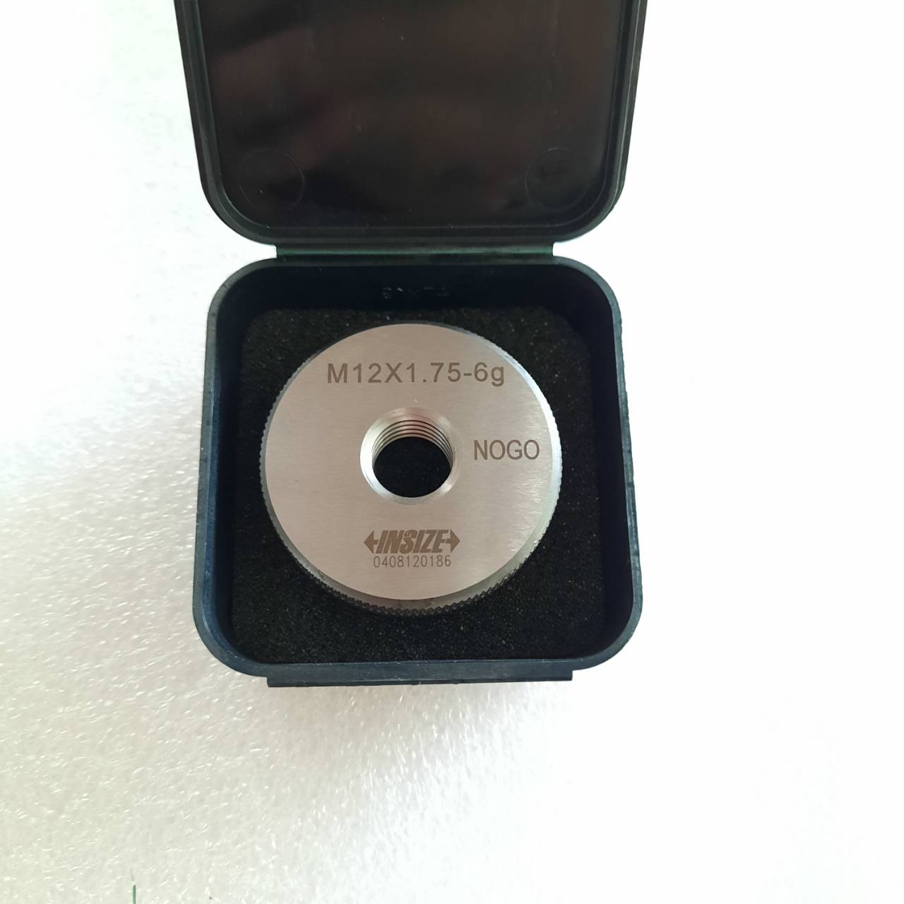 เกจวัดเกลียวนอก M12x1.75mm NOGO Class 6g เกลียวมาตรฐาน Thread Ring Gage ...