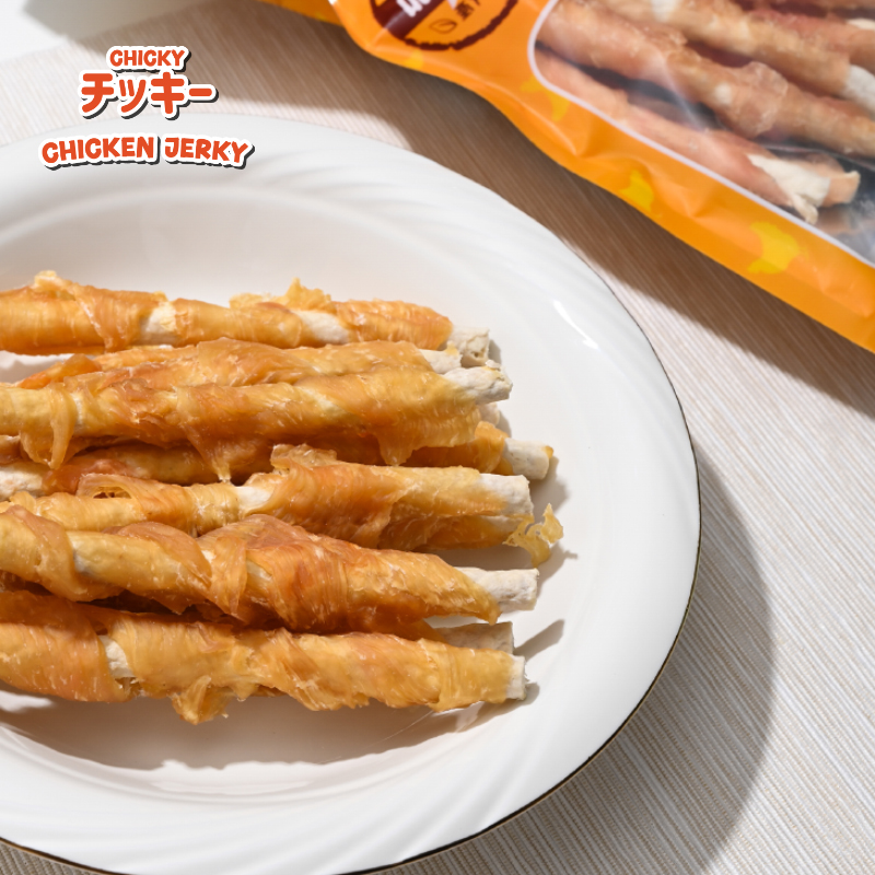 Chicky 300-360 กรัม อาหารสุนัข ขนมสุนัข ปลาเส้น ไก่อบแห้ง รางวัลน้องหมา เนื้อไก่แท้ มีให้เลือก ...