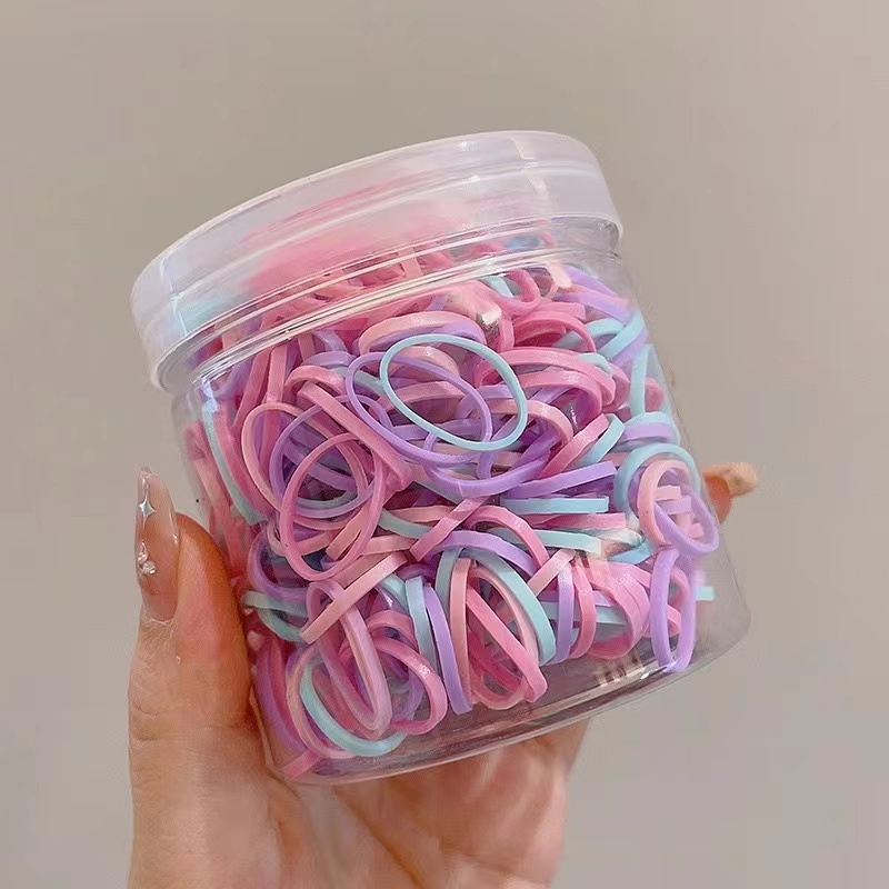 หนังยางมัดผม ยางรัดผม 1 ห่อ 500 เส้น (สินค้าพร้อมส่ง) ยืดหยุ่น อุปกรณ์ ...