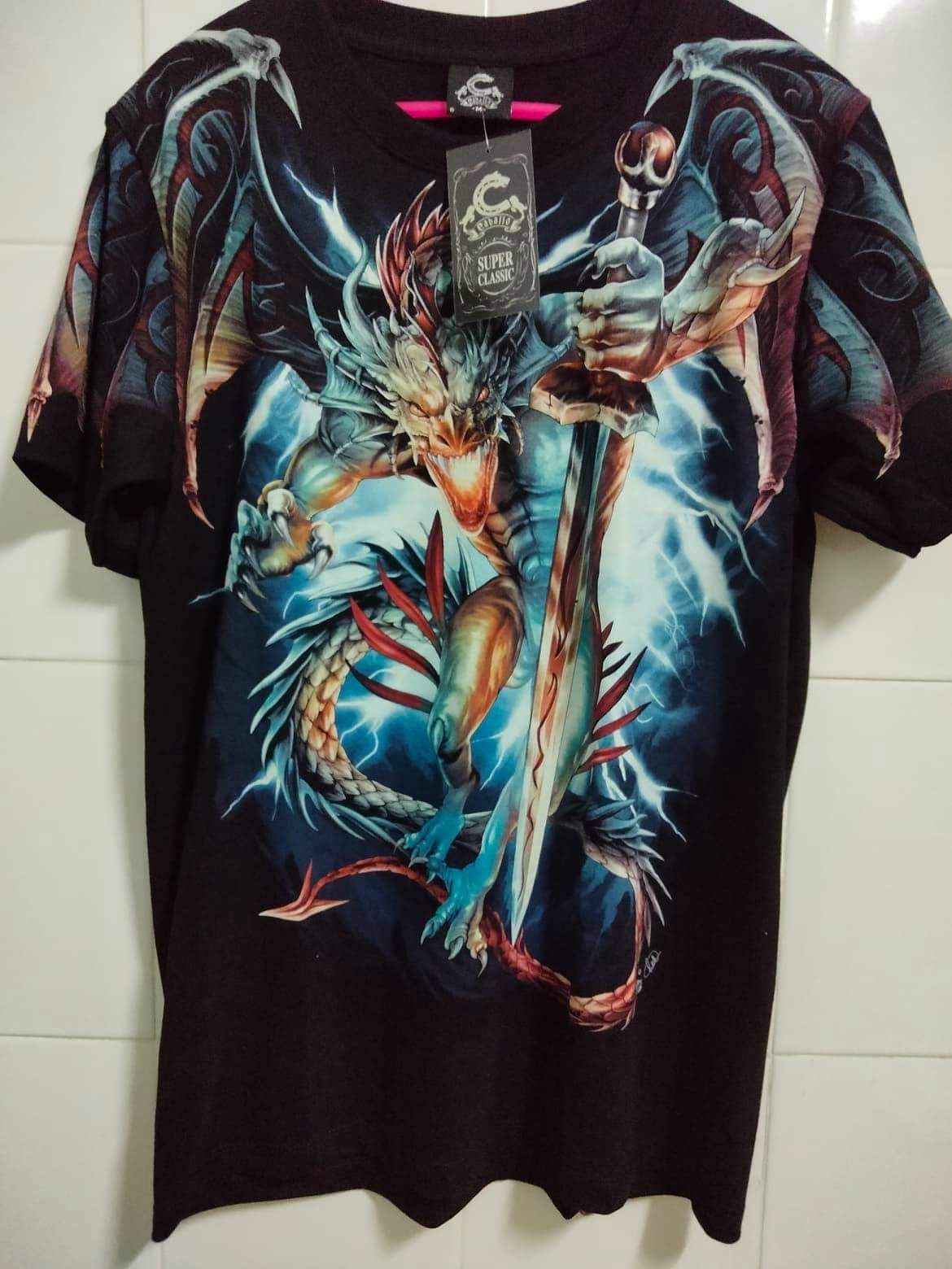 เสื้อยืดเรืองเเสง Rock Chang/Rock eagle รุ่น GW ของเเท้ เสือยืดพรีเมี่ ...