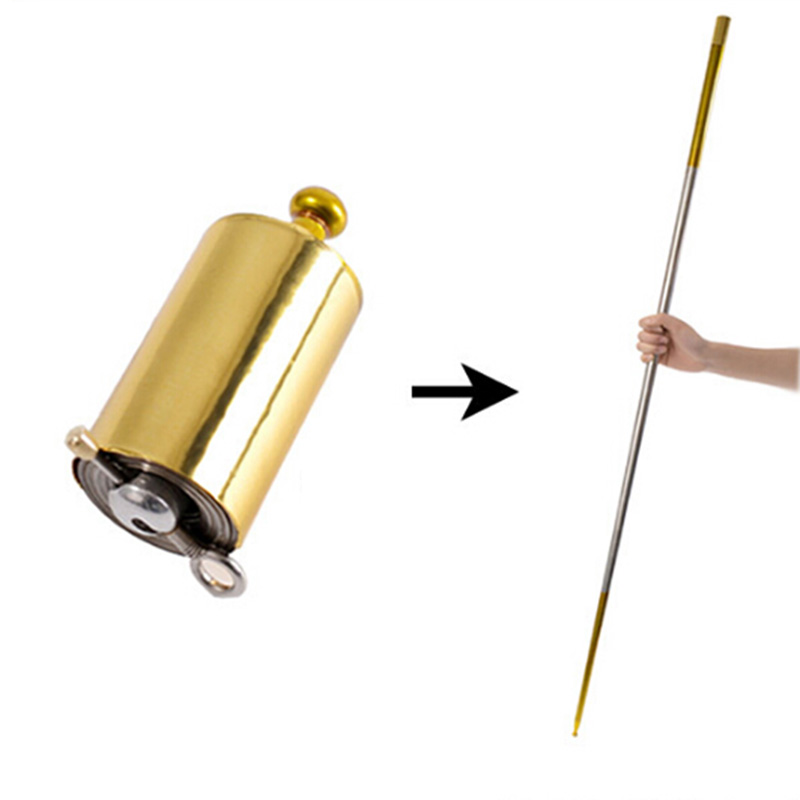 Banyan Lianjing Staff Portable Martial Arts Metal Magic Pocket Bo Staff ...