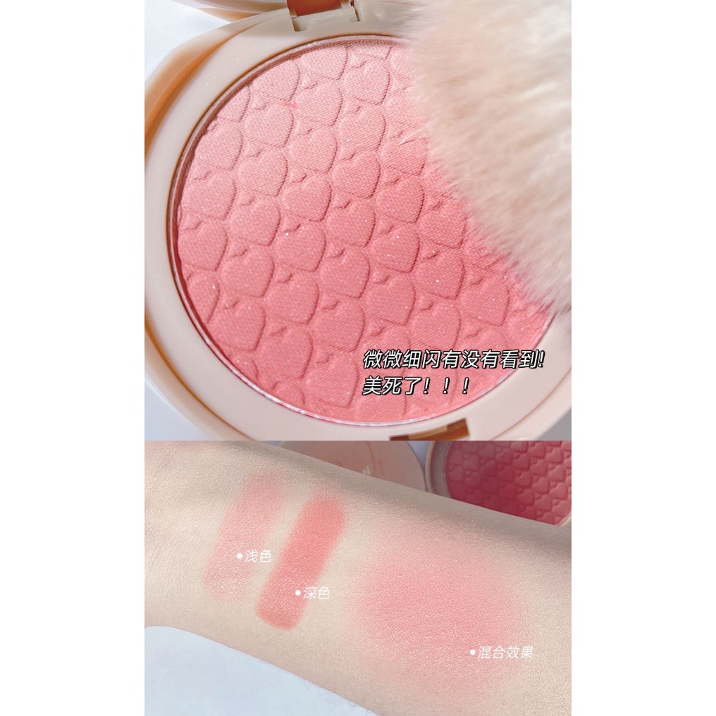 KAKASHOW C155 บลัชออนปัดแก้มสีทูโทน บลัชออนเนื้อแมท สีธรรมชาติ โทนสีสวย ...